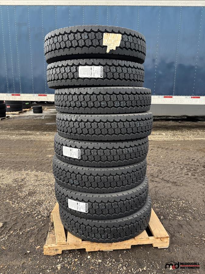 (8) Apollo Endu Combi RT Tires 11R22.5 16PR
